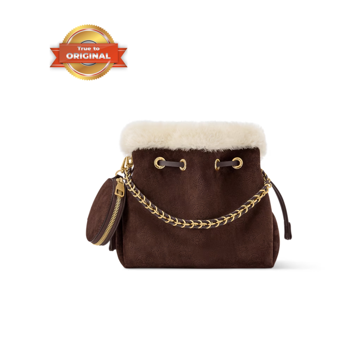 Louis Vuitton Bella Shoulder Bag 7.5in/19cm Chocolate Gold Hardware For ...